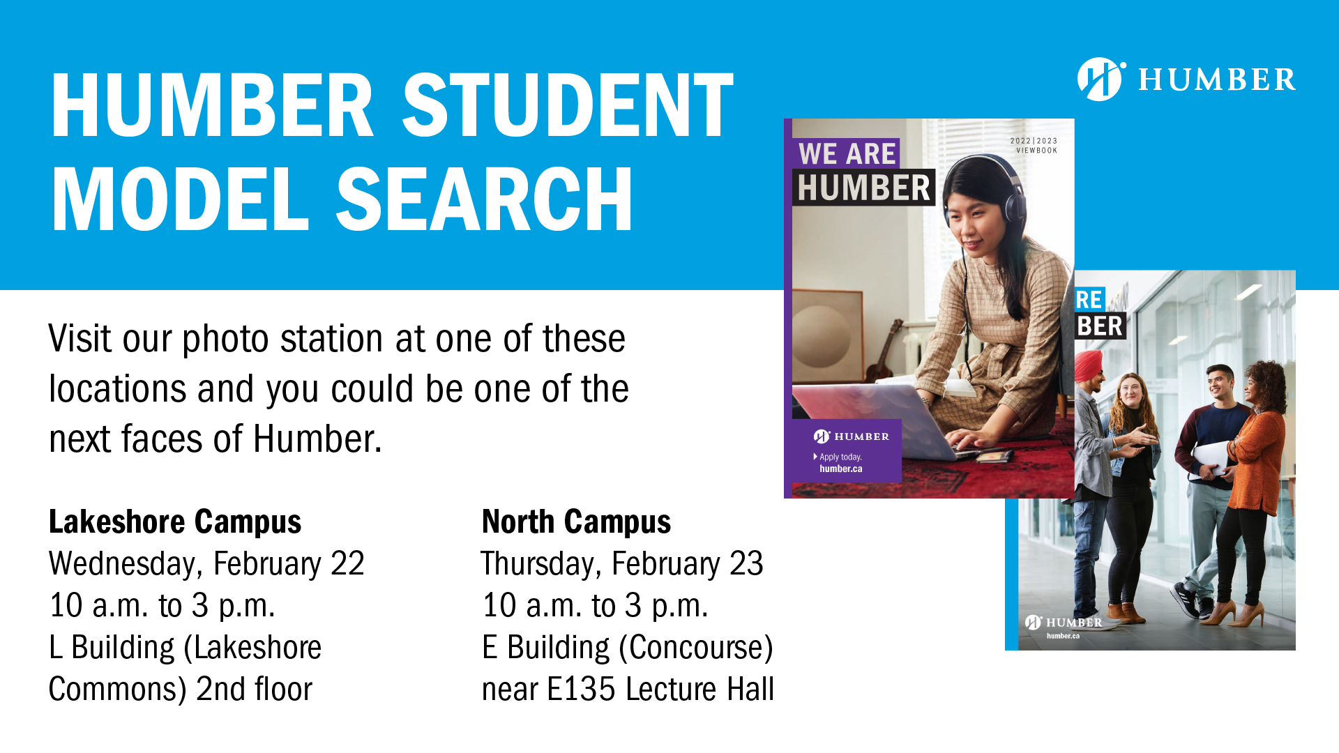 2023 Humber Student Model Search | Humber Communiqué